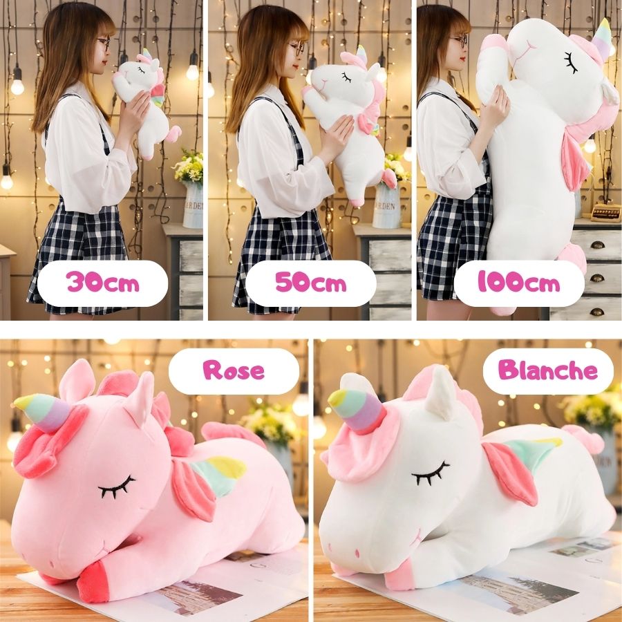 Peluche Licorne Géante Coussin – Peluche Suteki